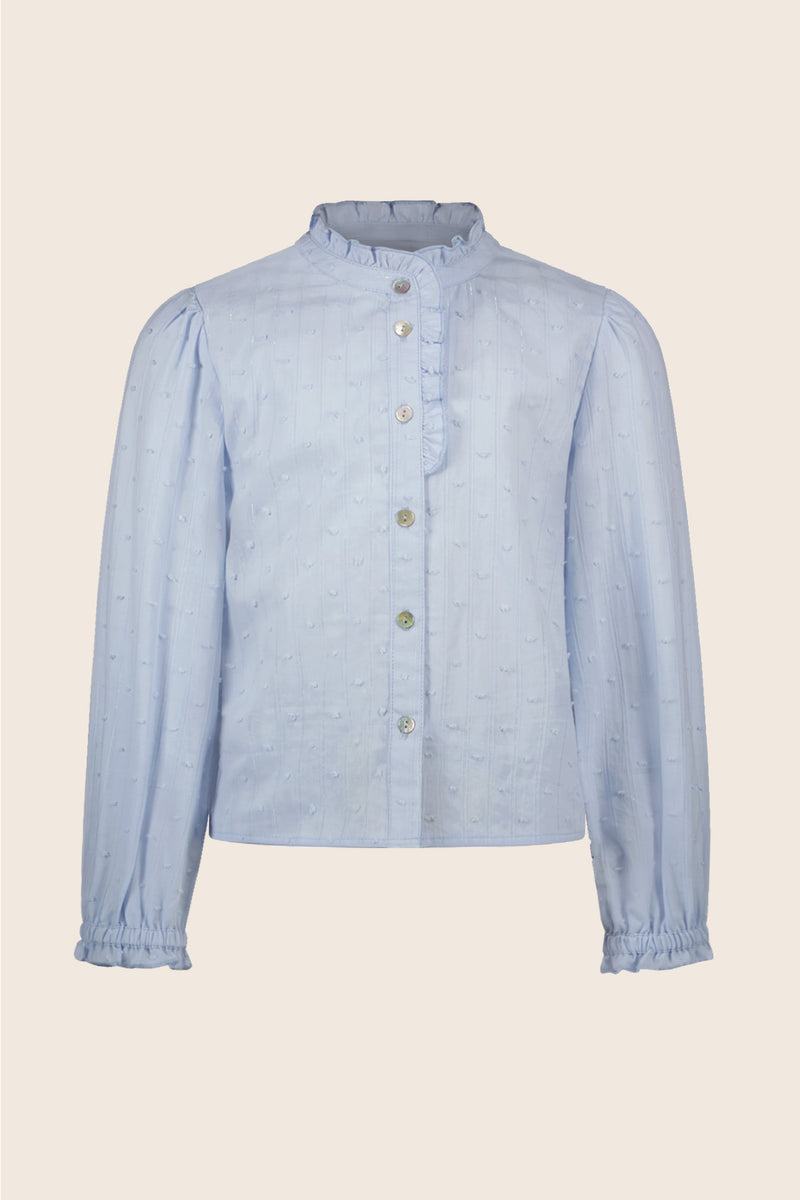 Cleo blouse Ice blue – LikeFlo